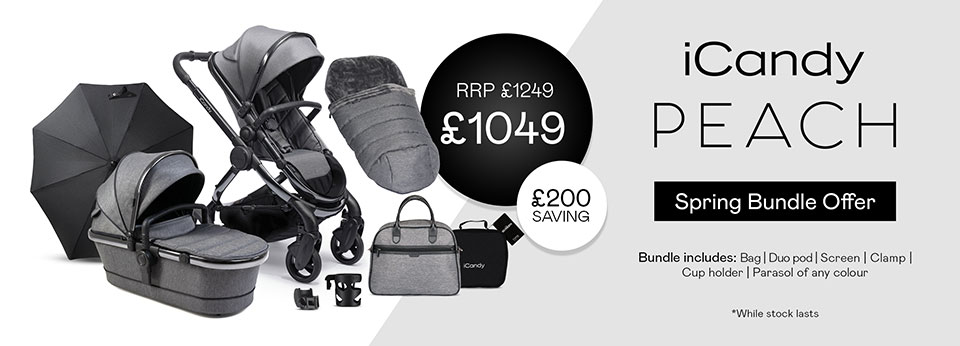 iCandy Prams, Pushchairs, Twins & Carrycots at Winstanleys Pramworld